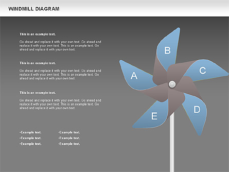 Windmill Diagram for Presentations in PowerPoint and Keynote | PPT Star