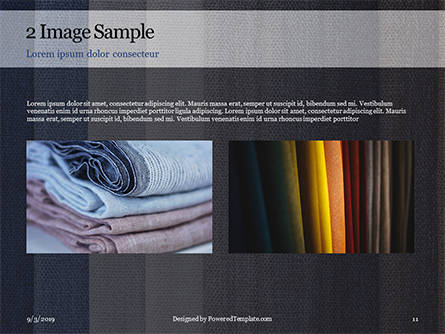 Layers of Different Fabrics with Different Colors Presentation Presentation Template for ...