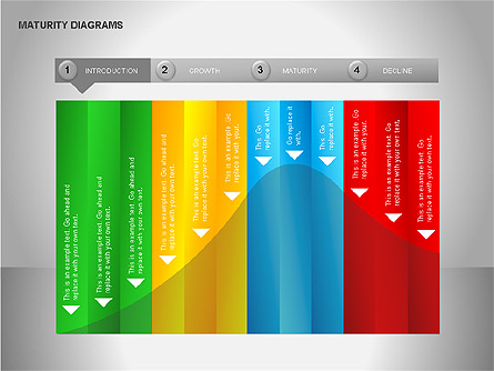 Colorful Maturity Diagrams for Presentations in PowerPoint and Keynote ...