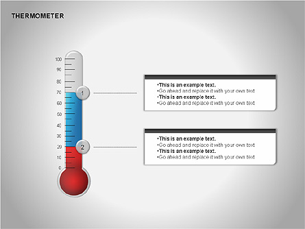 Thermometer Charts for Presentations in PowerPoint and Keynote | PPT Star