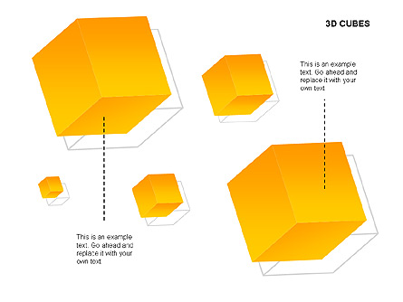 3D Cubes Charts for Presentations in PowerPoint and Keynote | PPT Star