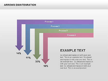 Sankey Diagramm Powerpoint Template