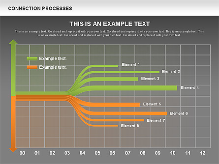 Split Process Tree Diagram for Presentations in PowerPoint and Keynote ...