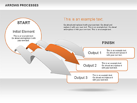 Orb Arrows Shapes for Presentations in PowerPoint and Keynote | PPT Star
