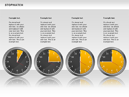 Stopwatch Diagram for Presentations in PowerPoint and Keynote | PPT Star