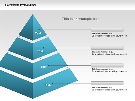Layered Pyramids for Presentations in PowerPoint and Keynote | PPT Star