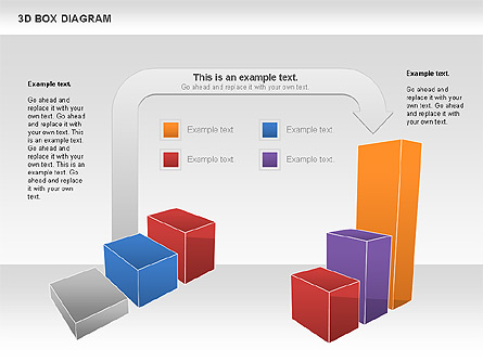 3D Box Diagram for Presentations in PowerPoint and Keynote | PPT Star
