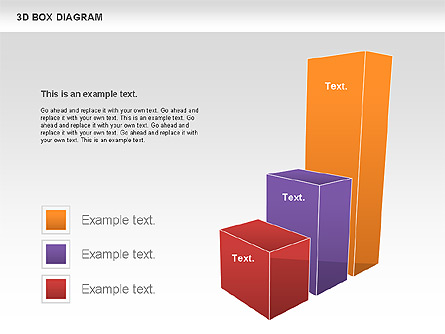 3D Box Diagram for Presentations in PowerPoint and Keynote | PPT Star
