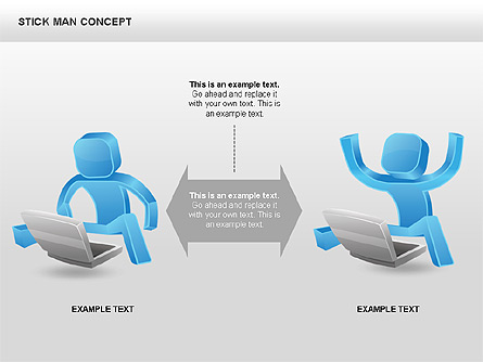 Stickman Shapes for Presentations in PowerPoint and Keynote | PPT Star