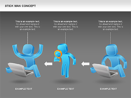 Stickman Shapes for Presentations in PowerPoint and Keynote | PPT Star