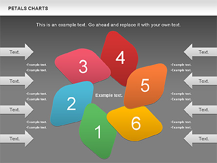 Petal Stages Diagram for Presentations in PowerPoint and Keynote | PPT Star