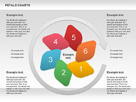 Petal Stages Diagram for Presentations in PowerPoint and Keynote | PPT Star
