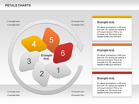 Petal Stages Diagram for Presentations in PowerPoint and Keynote | PPT Star