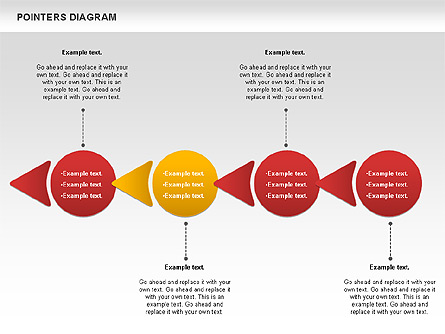 Pointer Shapes Diagram for Presentations in PowerPoint and Keynote ...