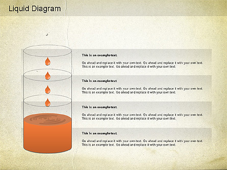 Liquid Diagram for Presentations in PowerPoint and Keynote | PPT Star