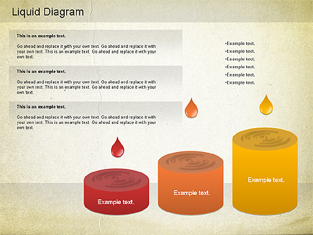 Liquid Diagram for Presentations in PowerPoint and Keynote | PPT Star