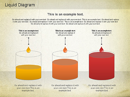 Liquid Diagram for Presentations in PowerPoint and Keynote | PPT Star