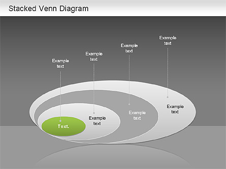 Stacked Venn Diagram for Presentations in PowerPoint and Keynote | PPT Star