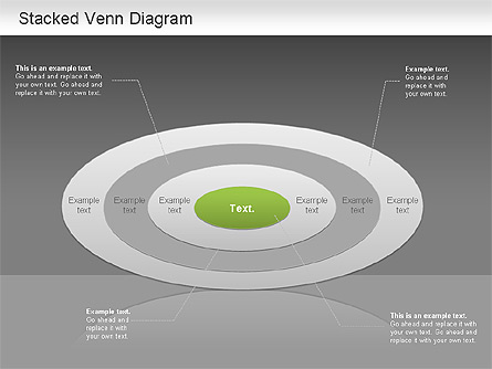 Stacked Venn Diagram for Presentations in PowerPoint and Keynote | PPT Star