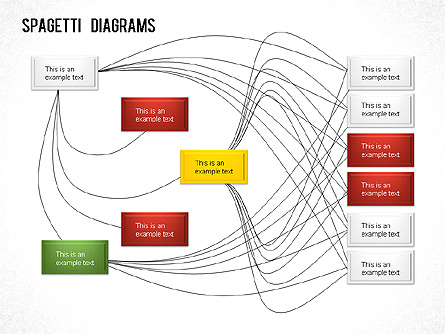 Spaghetti Chart for Presentations in PowerPoint and Keynote | PPT Star