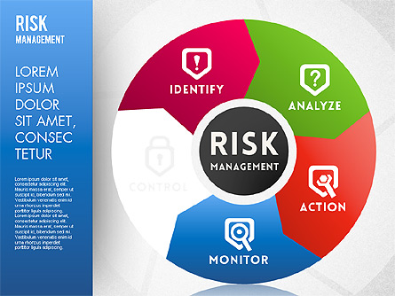 Risk Management Wheel Diagram for Presentations in PowerPoint and ...