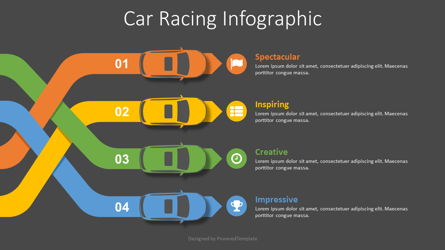 Car Racing Infographic for Presentations in PowerPoint and Keynote ...