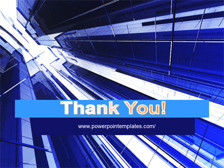 Blue Skyscrapers Free Presentation Template for PowerPoint and Keynote ...