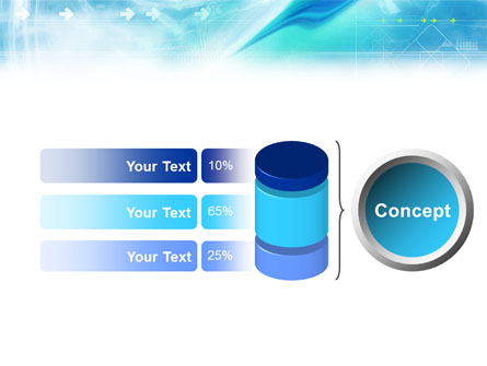 Abstract Light Blue Presentation Template for PowerPoint and Keynote ...