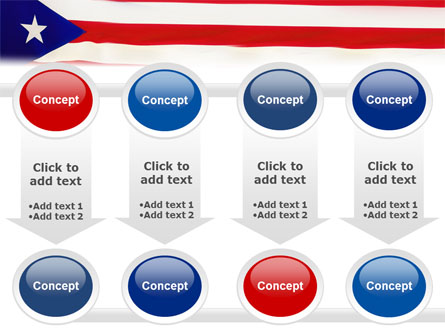 Flag of Puerto Rico Presentation Template for PowerPoint and Keynote ...