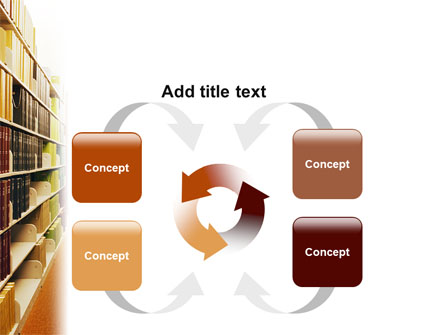 Library Book Shelves Presentation Template for PowerPoint and Keynote ...