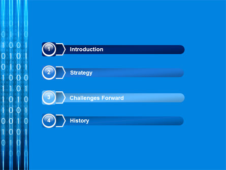 Blue Code Presentation Template for PowerPoint and Keynote | PPT Star