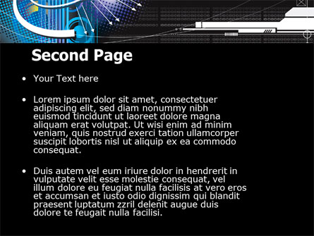 Abstract Computer Design Presentation Template for PowerPoint and ...