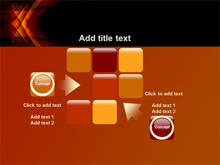 Orange Geometric Pattern Presentation Template for PowerPoint and ...