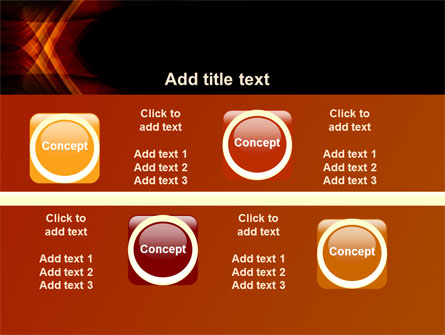 Orange Geometric Pattern Presentation Template for PowerPoint and ...