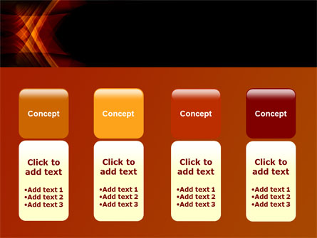Orange Geometric Pattern Presentation Template for PowerPoint and ...