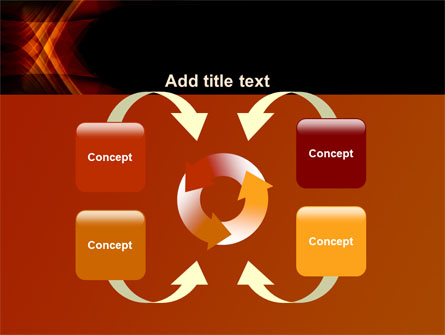 Orange Geometric Pattern Presentation Template for PowerPoint and ...