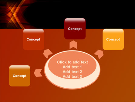 Orange Geometric Pattern Presentation Template for PowerPoint and ...