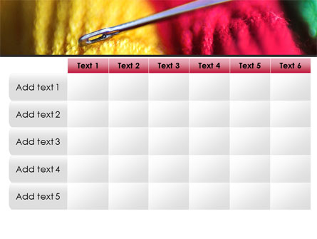 Threads and Needle Free Presentation Template for PowerPoint and ...