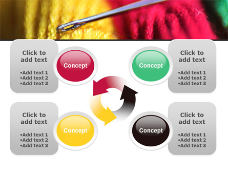 Threads and Needle Free Presentation Template for PowerPoint and ...