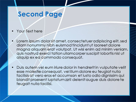 Deep Blue Theme Presentation Template for PowerPoint and Keynote | PPT Star