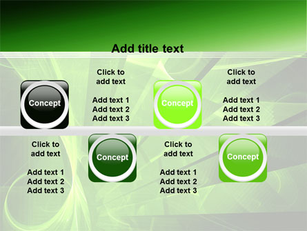 Green Abstract Stripes Presentation Template for PowerPoint and Keynote ...