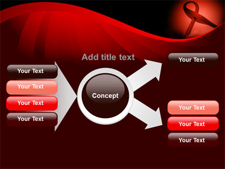 Red Ribbon Awareness Presentation Template for PowerPoint and Keynote ...