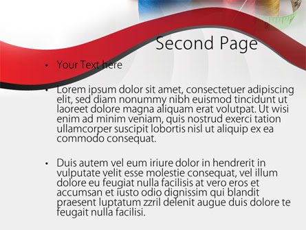 Needle And Threads Presentation Template for PowerPoint and Keynote ...