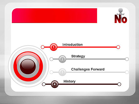 No Presentation Template for PowerPoint, Google Slides, and Keynote ...