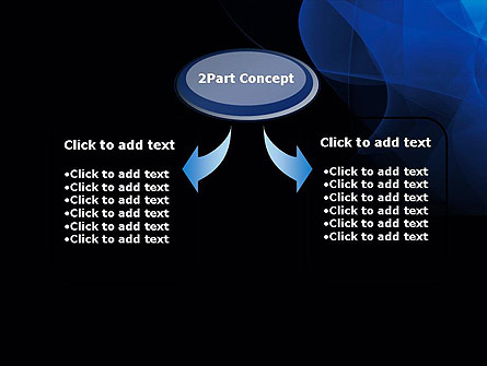 Black and Blue Abstract Presentation Template for PowerPoint and ...