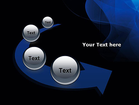 Black and Blue Abstract Presentation Template for PowerPoint and ...