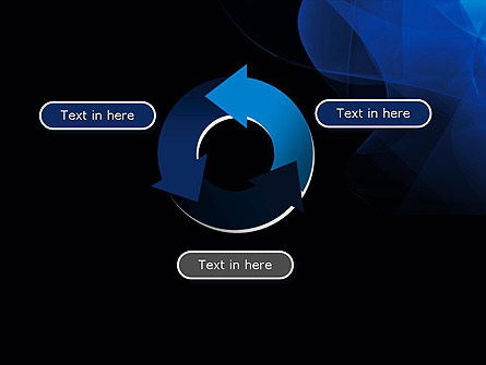 Black and Blue Abstract Presentation Template for PowerPoint and ...