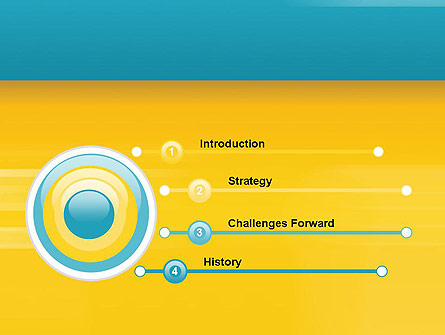 Blue and Yellow Background Presentation Template for PowerPoint and ...
