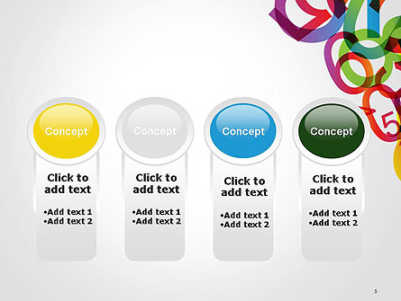 Numbers Background Presentation Template for PowerPoint and Keynote ...