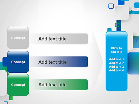 Abstract Overlap Squares Presentation Template for PowerPoint and ...